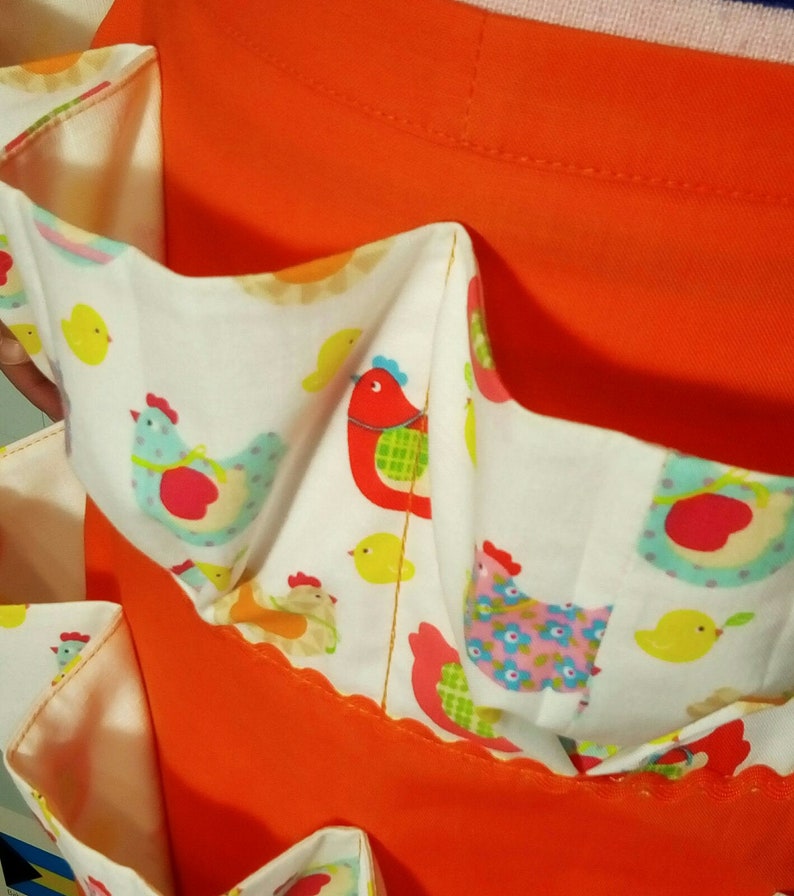 Kids Egg Apron With Chicken.children Egg Apron.apron for - Etsy