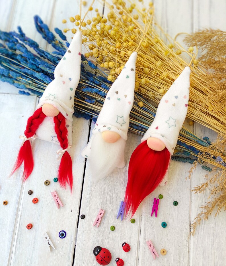 Mini Gnome Sewing Patterns Video, Gnome With Mustache, Beard and Braid ...