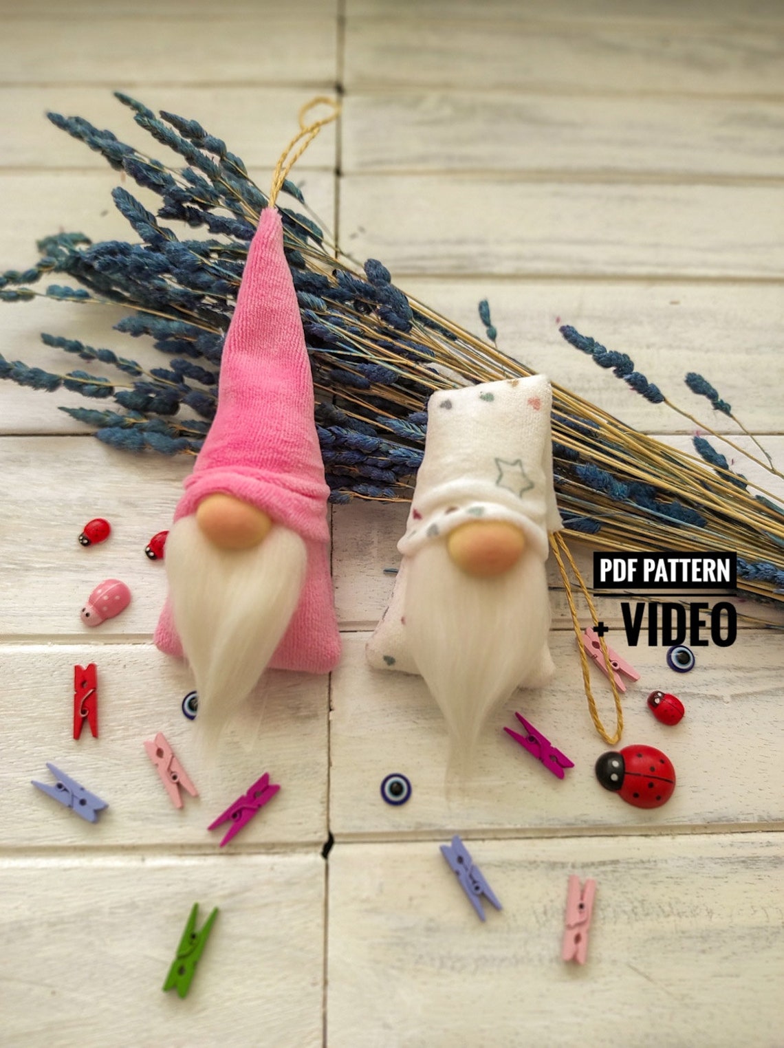 Mini Gnome Patterns Gnome Video Tutorial Pdf Sewing Pattern - Etsy