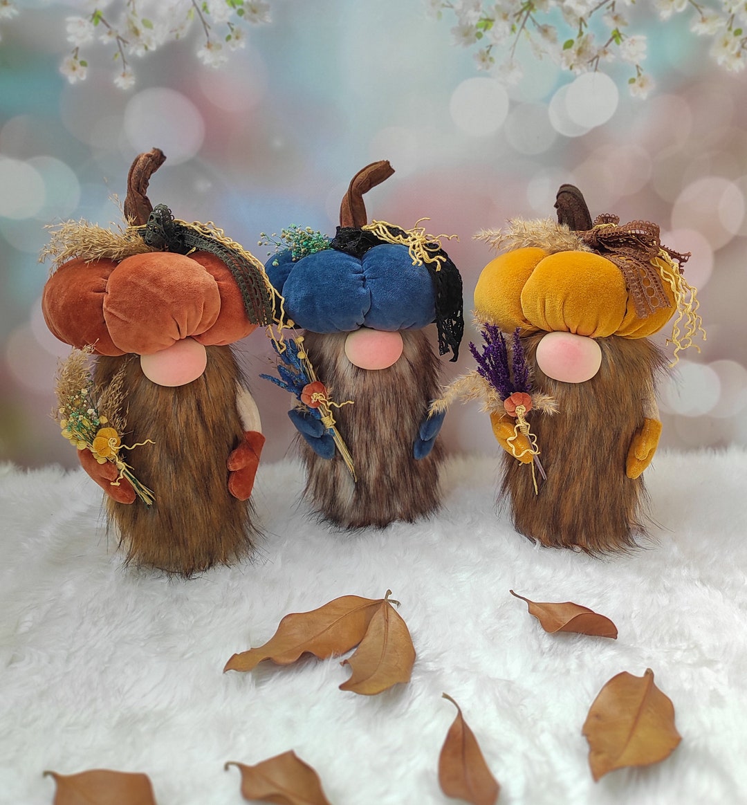 Fall Gnome,autumn Gnome,pumpkin Decor, Holiday Gnome, Nordic Fall Decor ...