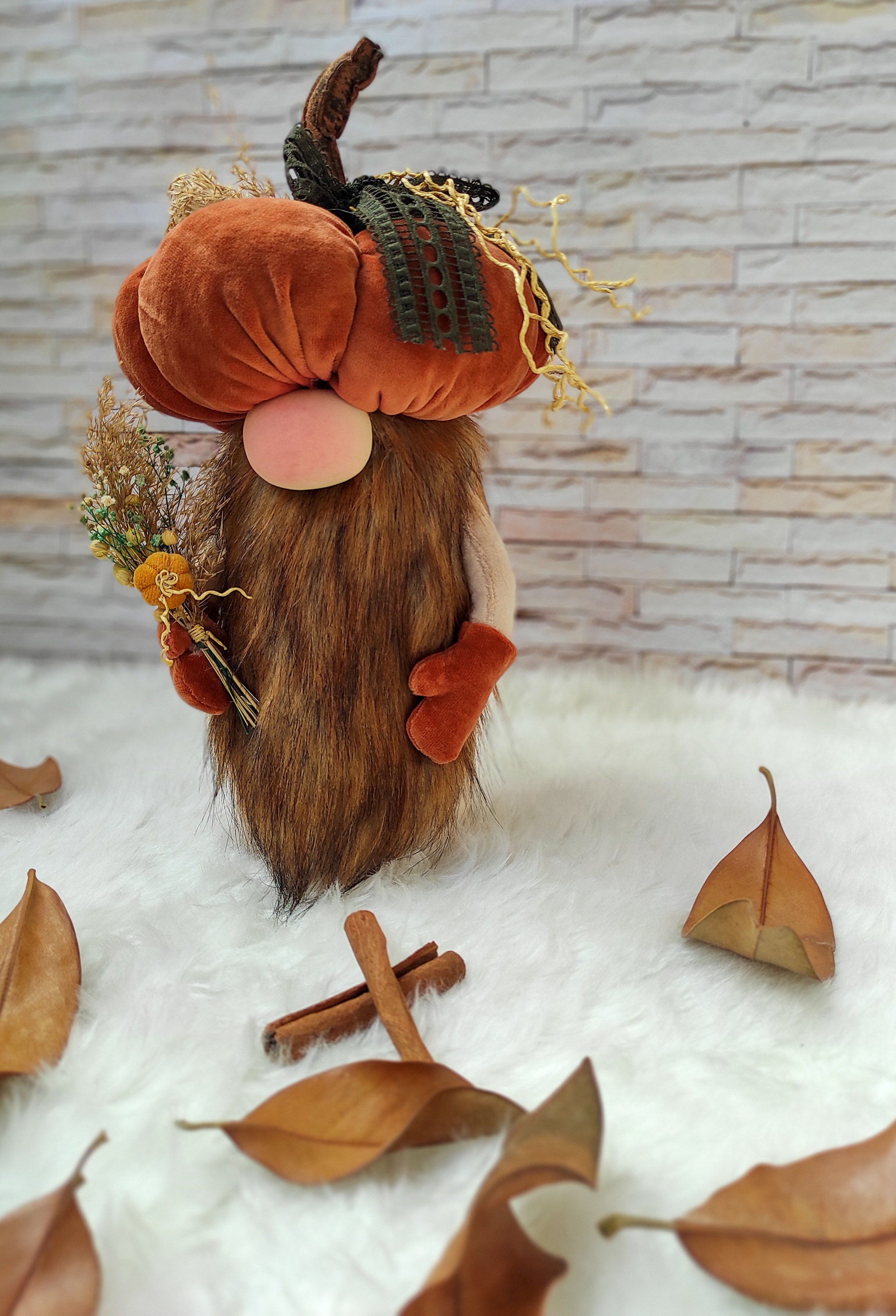 Fall Gnome,autumn Gnome,pumpkin Decor, Holiday Gnome, Nordic Fall Decor ...