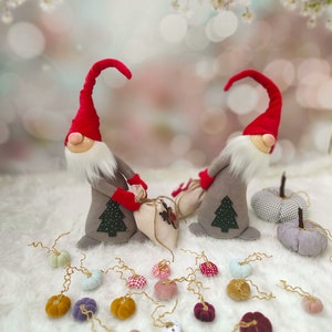 Christmas Gnome, Red Hat, Winter Decor, Holiday Gift - Etsy