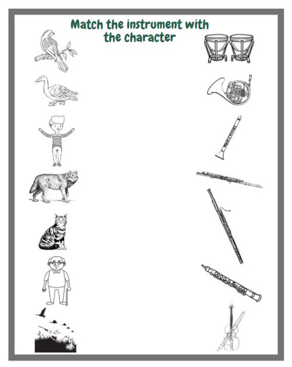 Peter And The Wolf Instruments