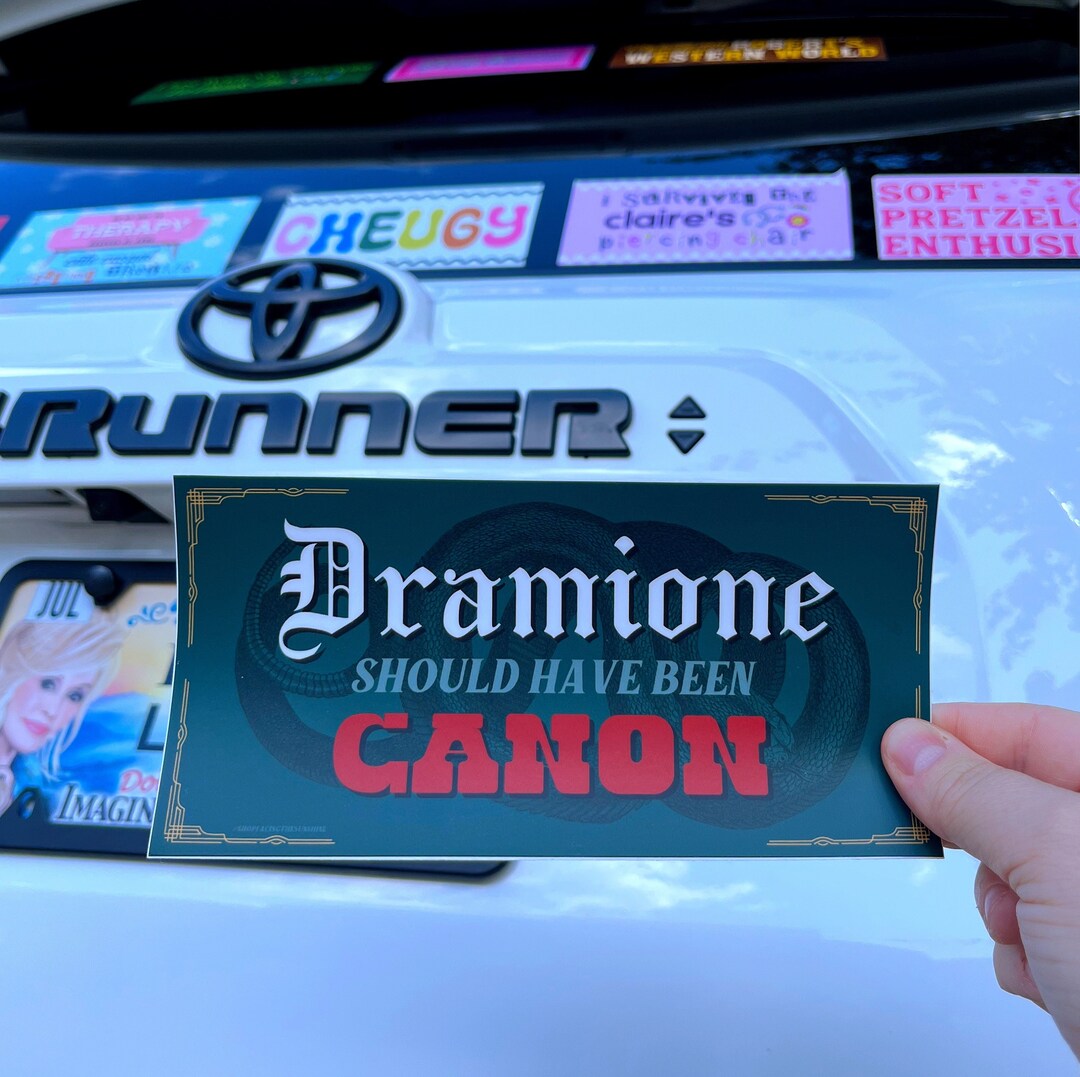 Dramione bumper sticker draco hermione malfoy granger fanfic fanfiction ...