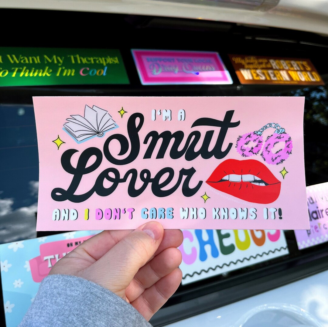 Smut Bumper Sticker | Vinyl Sticker | Romance | Young Adult Ya | Fan ...