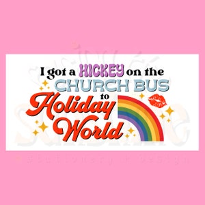 Hickey Bumper Sticker | Vinyl Sticker | Holiday World | Amusement Park ...