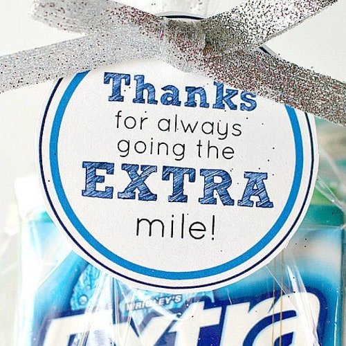 INSTANT DOWNLOAD Extra Gum Appreciation Printables Thank You - Etsy