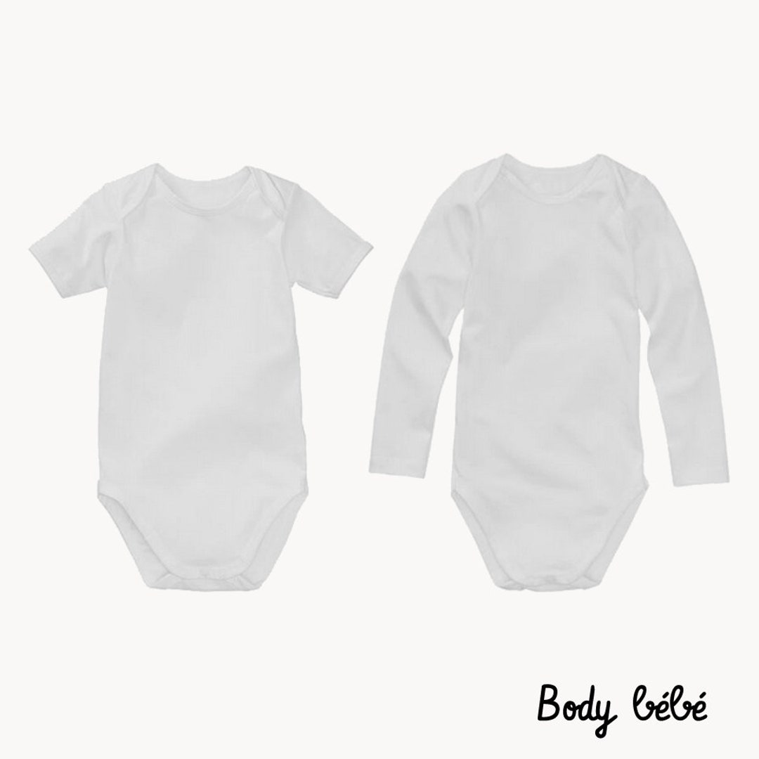 Customizable Hand Embroidered Organic Bodysuit BODY PAGE BLANCHE 55 - Etsy