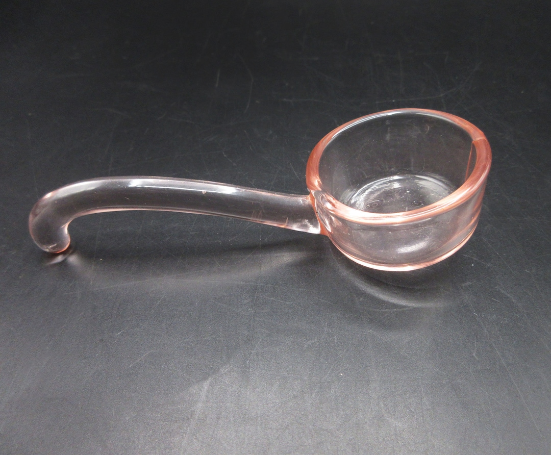 Depression Glass Pale Pink Ladle or Spoon for Mayo, Salad Dressing or ...
