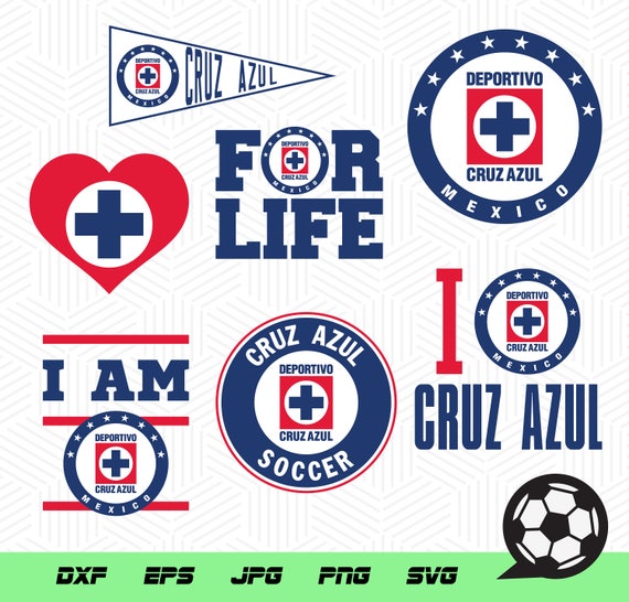 Cruz Azul soccer team soccer vector files logos soccer | Etsy