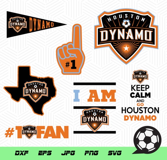 Houston Dynamo soccer team soccer vector files logos soccer | Etsy
