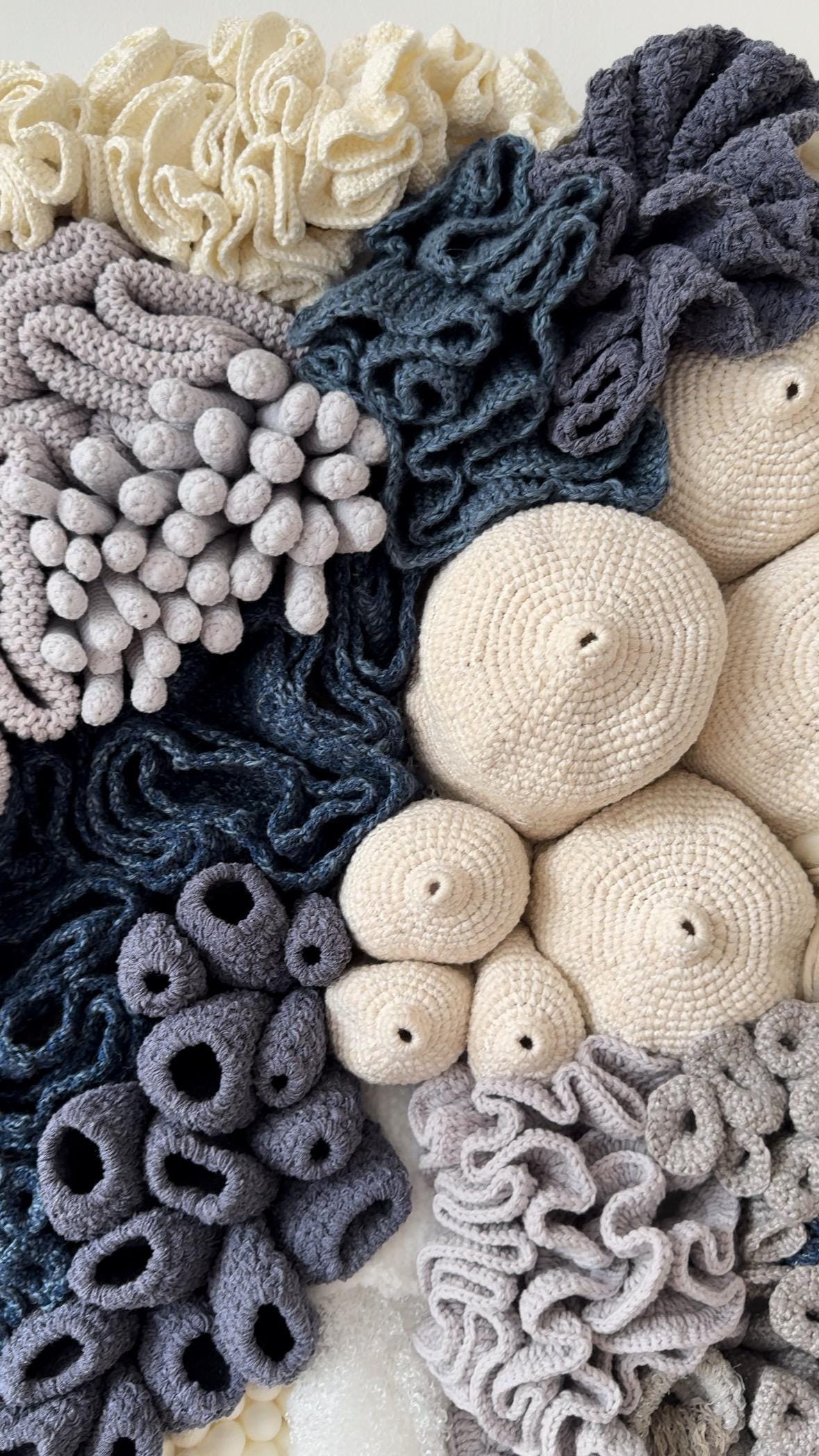 Organic Textile Wall Art | Neutral Fiber Sculpture | Minimalist Wall ...