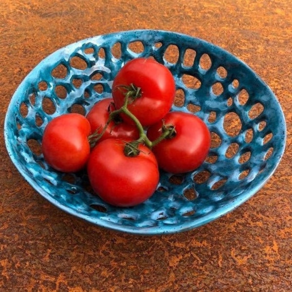 Ceramic Fruit Bowl - Etsy