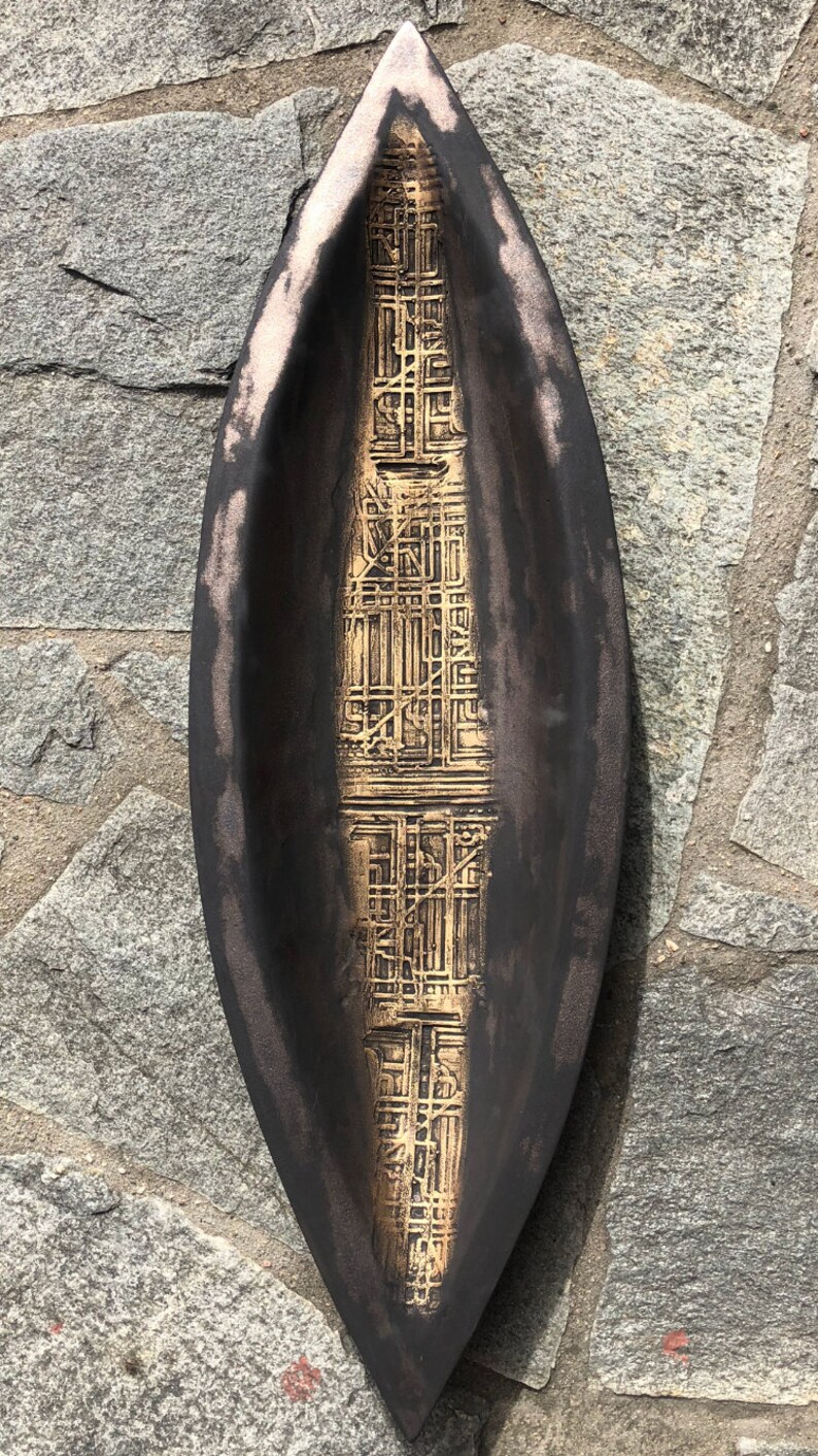 Decorative Display Ceramic Tray, Large Round Contemporary Ceramic ...