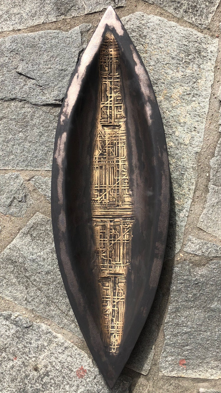 Decorative Display Ceramic Tray, Large Round Contemporary Ceramic ...