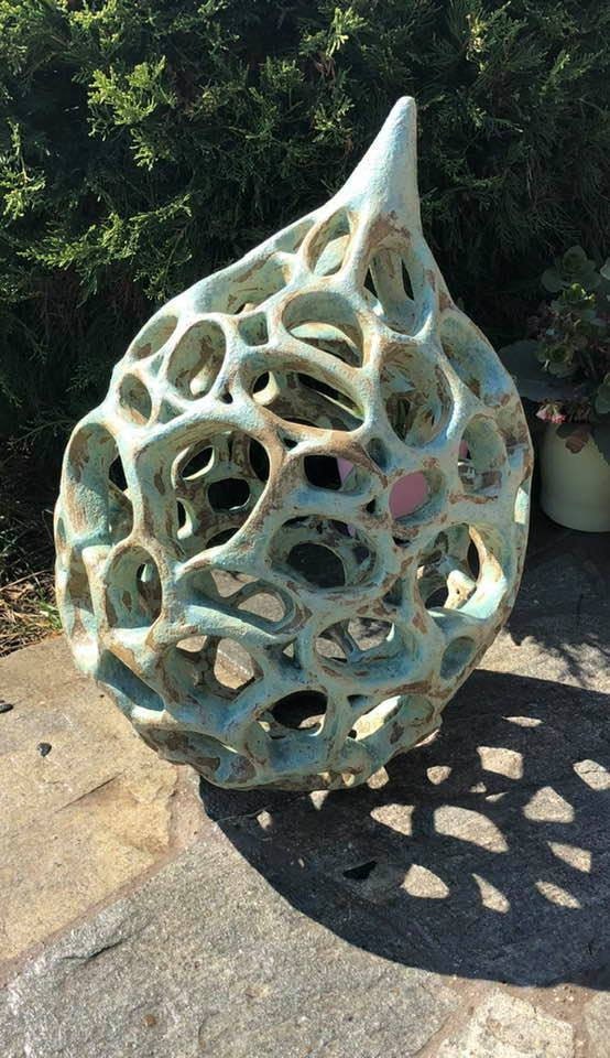 Garden Sculpture Yard Design Modern Ceramic Art Sculpture - Etsy