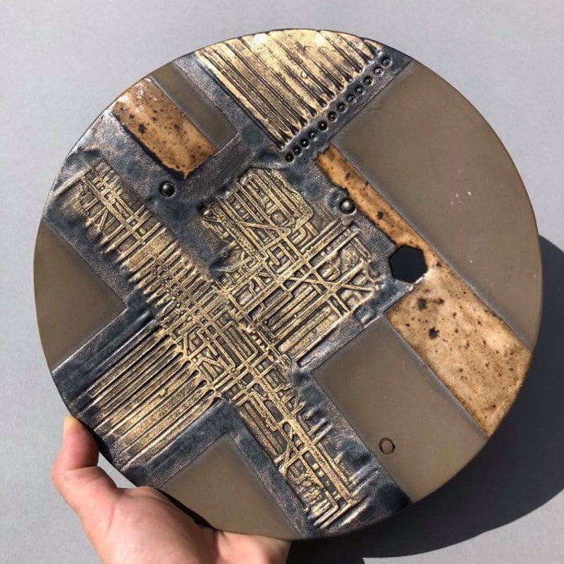 Modern Art Tile - Etsy