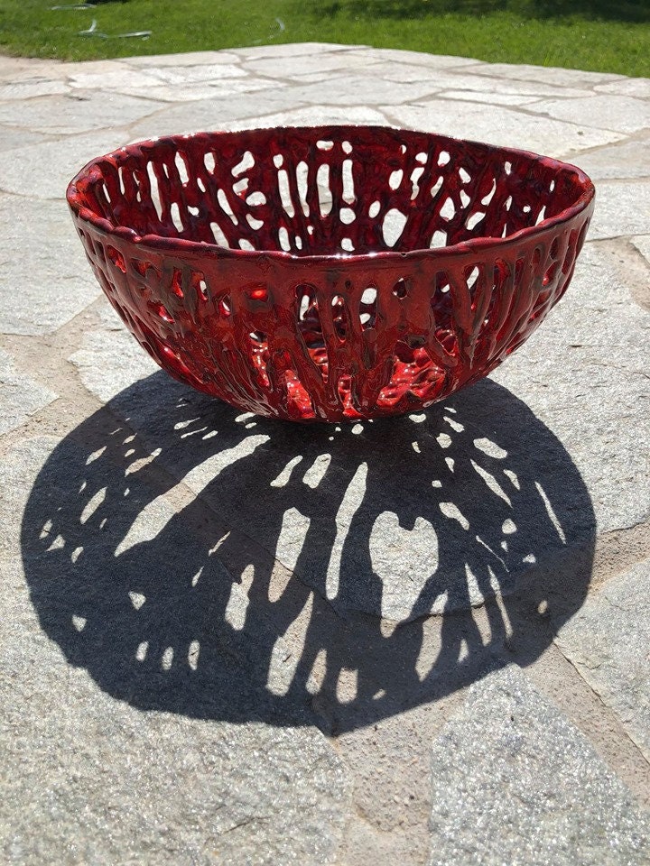 Large Ceramic Bowl Handmade Bowl Large Serving Bowl Gift - Etsy