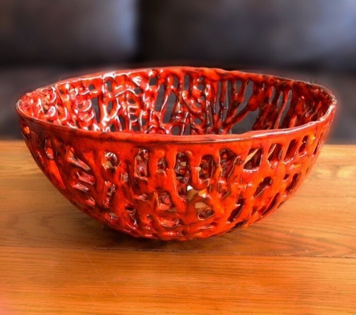 Large Ceramic Bowl Handmade Bowl Large Serving Bowl Gift - Etsy