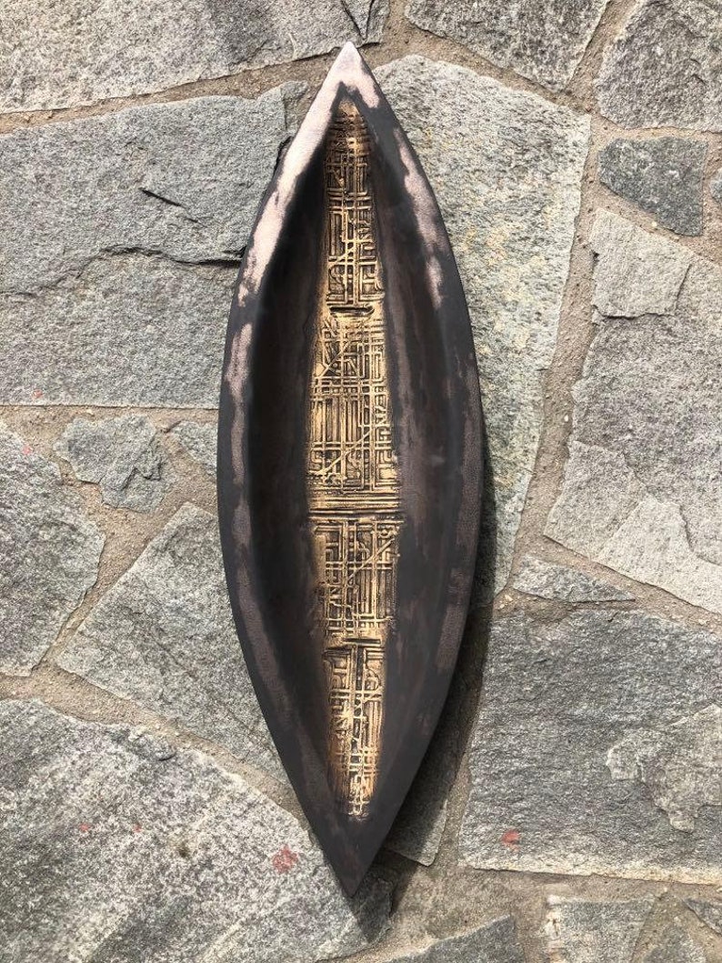 Decorative Display Ceramic Tray, Large Round Contemporary Ceramic ...