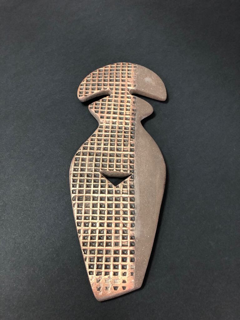 Ceramic Mother Goddess Wall Sculpture, Neolithic Venus Art Decor - Etsy