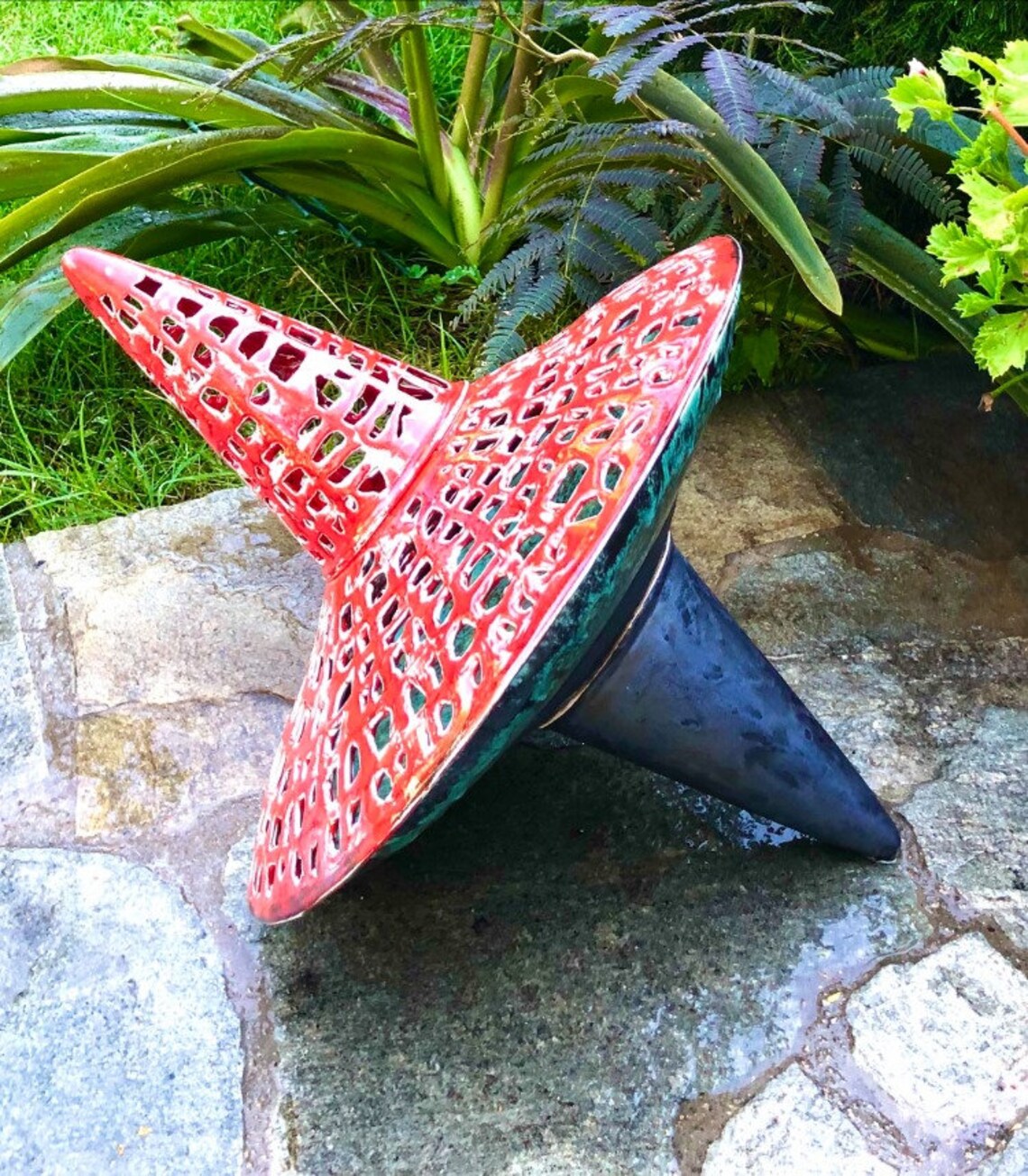 Sculpture Kinetic Garden Sculpture Ceramic Sculpture Modern - Etsy