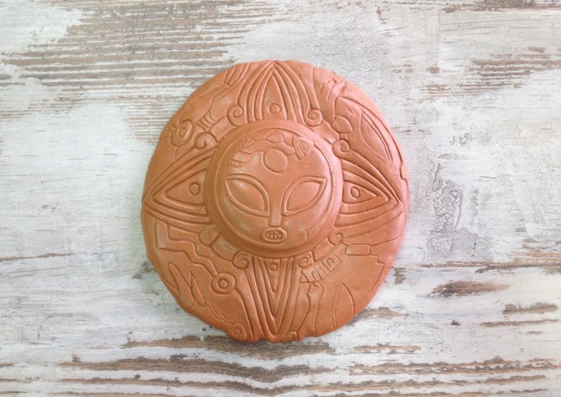 Ancient Artifacts, Ancient Aliens, Sun, Solar Symbol, Ceramic Tile ...