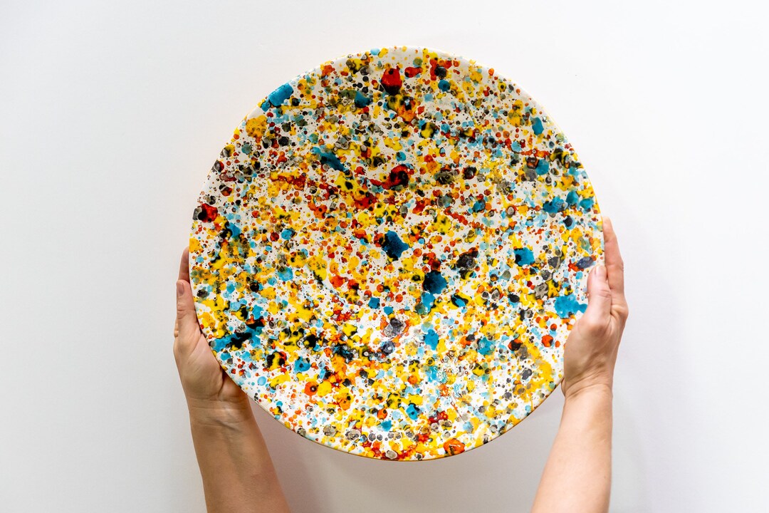 Handmade Porcelain Wall Art, Vibrating Embossed Ceramic Sculpture - Etsy