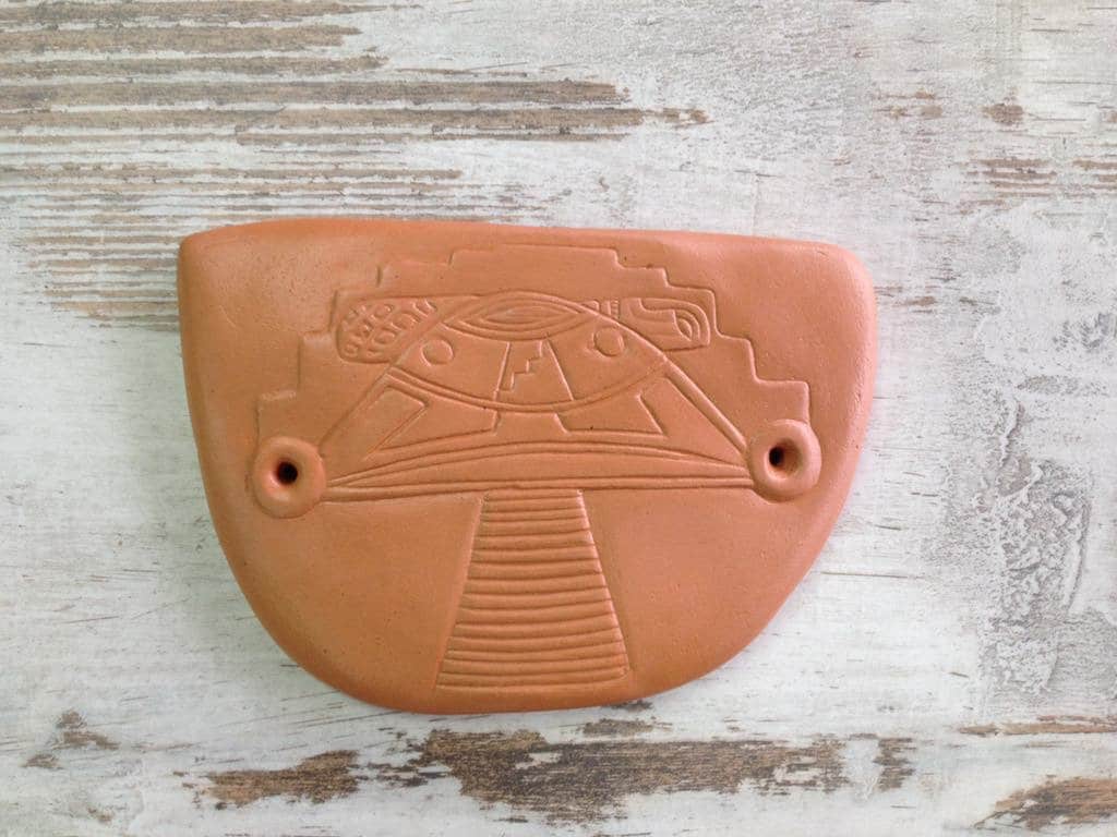 Aztec Alien Artifacts Ceramic Wall Art Set - Etsy