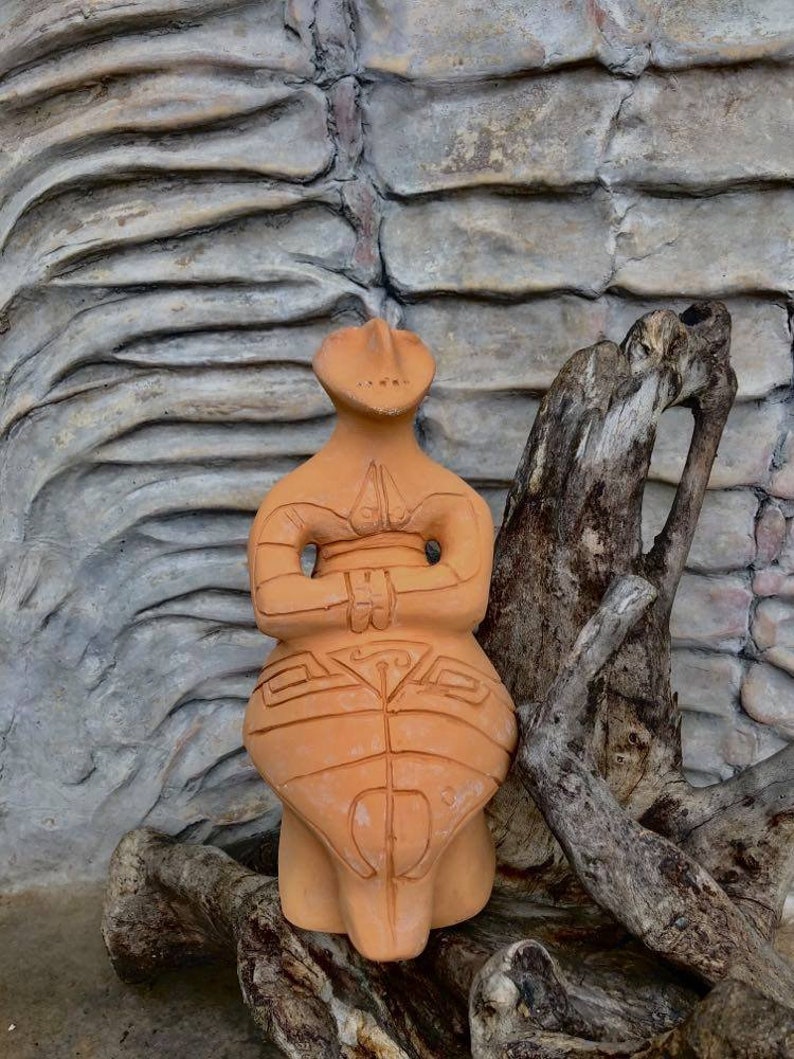 Neolithic Ceramic Mother Goddess Statue, Lady of Pazardzhik - Etsy