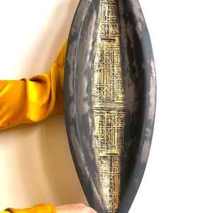 Decorative Display Ceramic Tray, Large Round Contemporary Ceramic ...