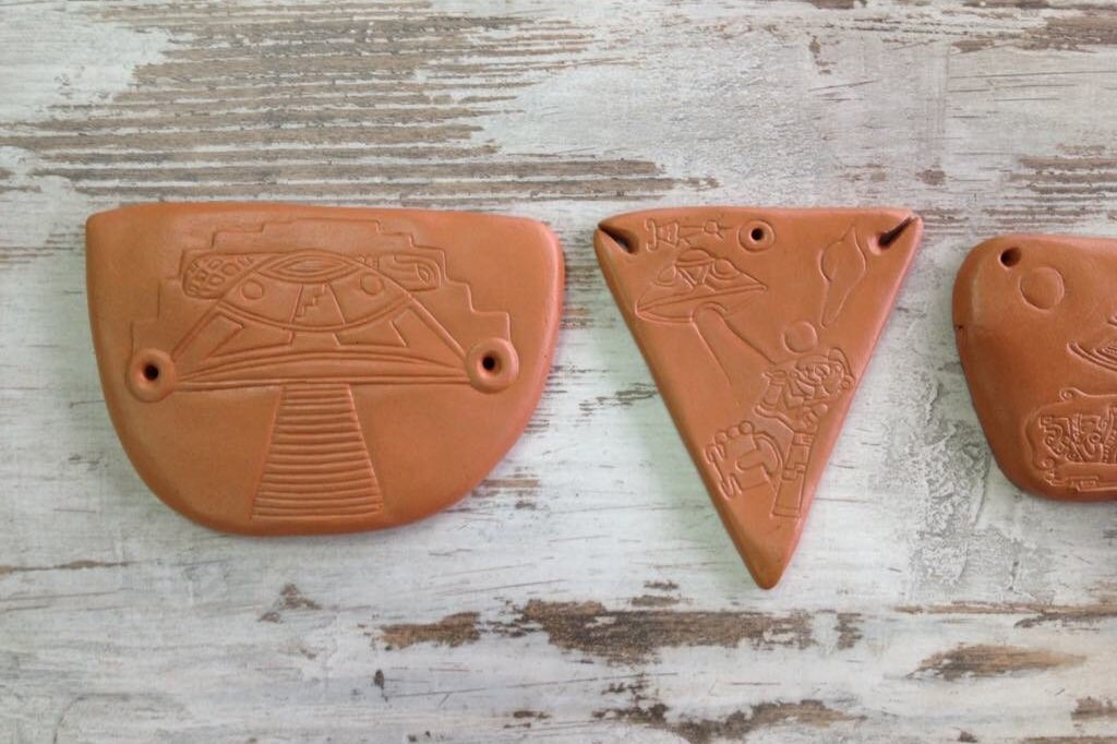 Ancient Alien Ancient Artifacts Wall Hanging Ceramic Art - Etsy