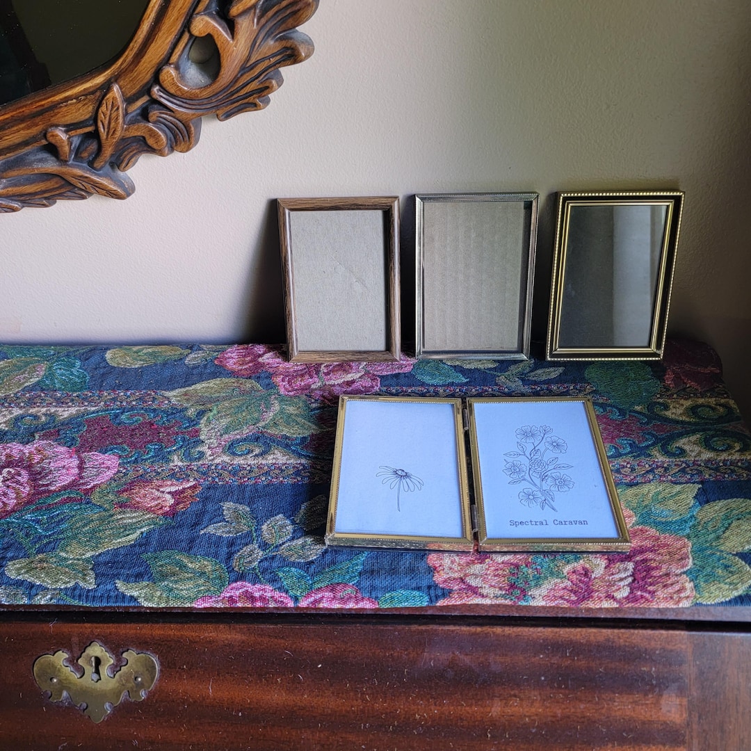 3.5 X 5 Reclaimed Small Vintage Picture Frames Small Assorted Tabletop ...