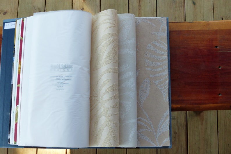 Wallpaper Sample Book Indigo Sea - Etsy