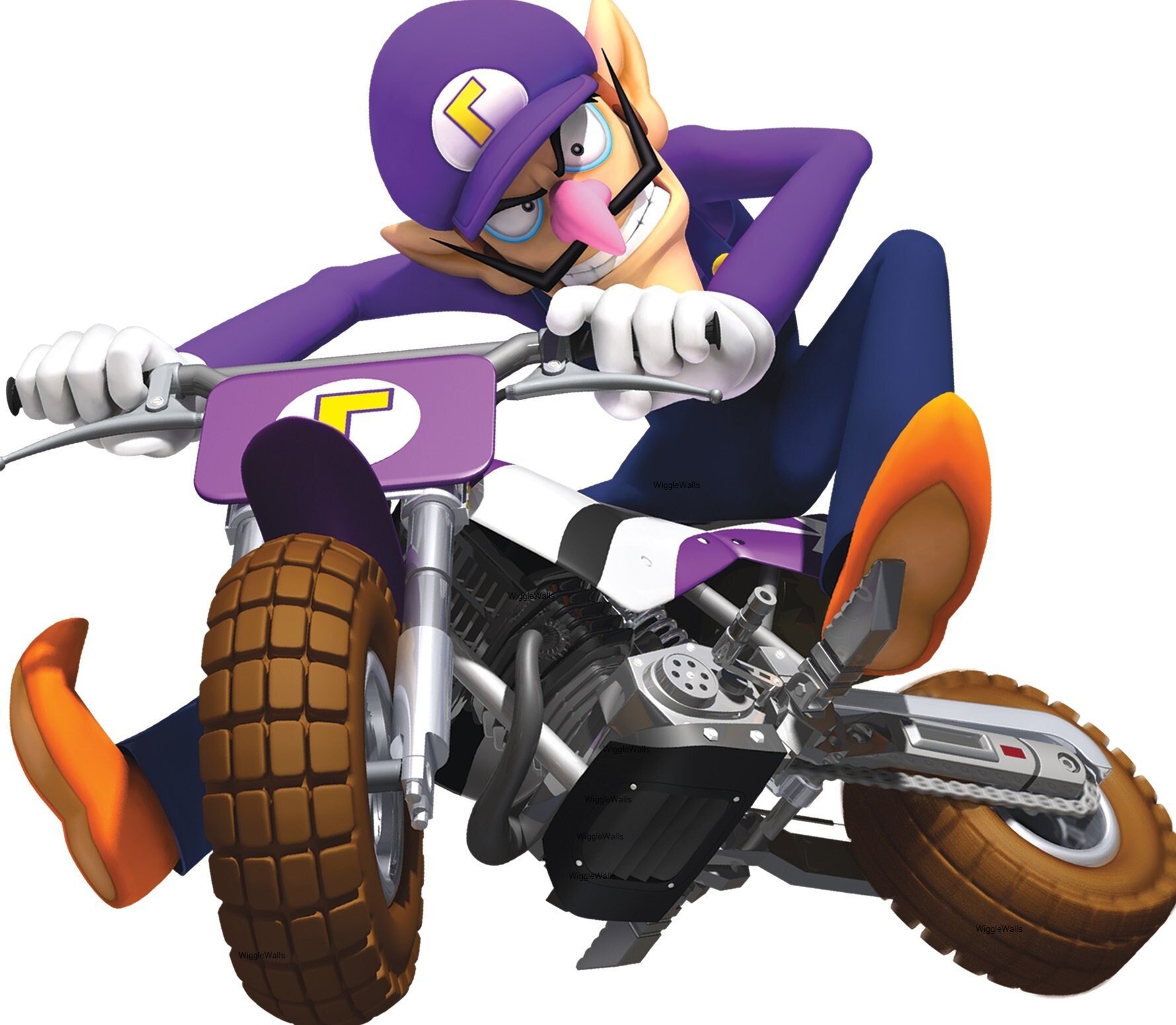 Waluigi Mario Kart Wii