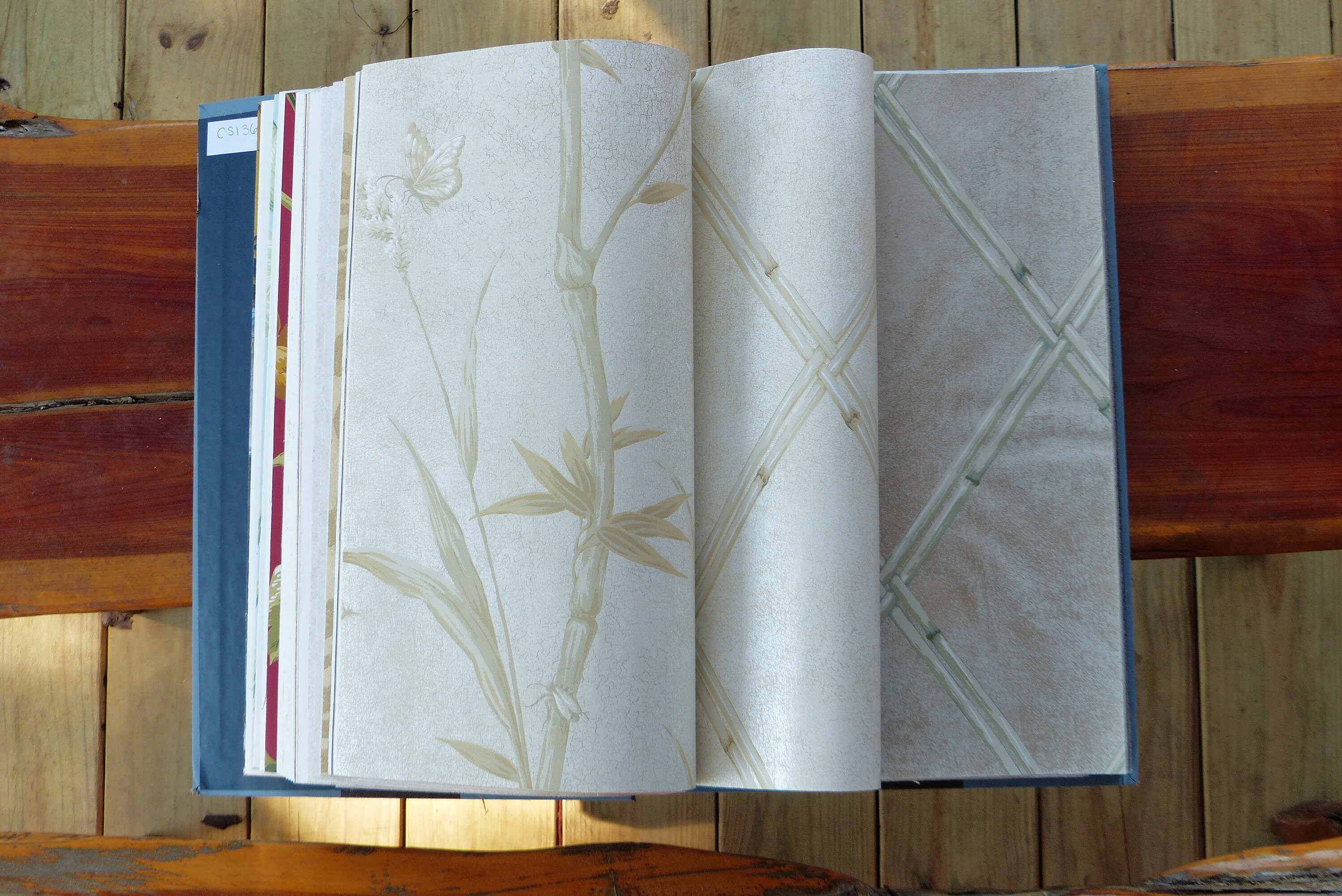 Wallpaper Sample Book Indigo Sea - Etsy