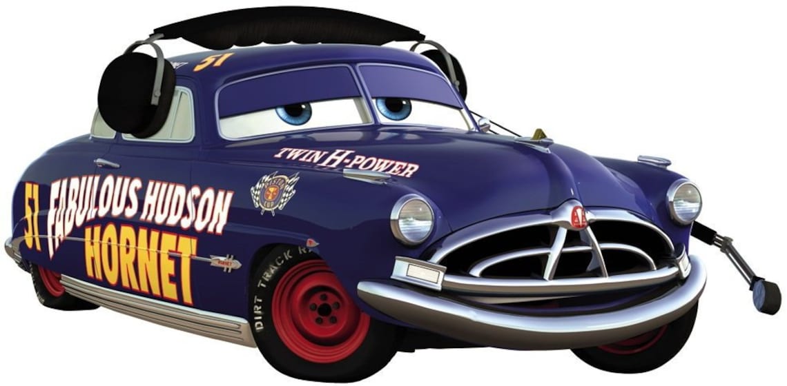 13 Inch Doc Hudson Hornet Decal Disney Cars Movie Removable - Etsy
