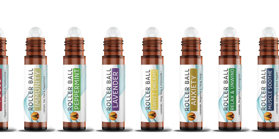 Essential Oil Roller Ball 10 Ml - Rollerball Pulse Point Aromatherapy ...