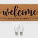 Welcome Doormat,custom Welcome Script Doormat,custom Doormat, Extra ...