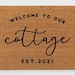 Welcome to the Cottage, New Home Gift, Welcome Mat, Country Decor ...