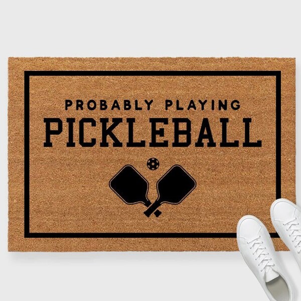 Pickleball Door Mats - Etsy