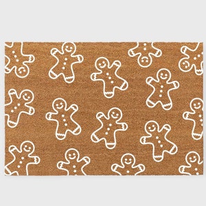 Gingerbread Doormat,gingerbread Man Doormat,gingerbread Decor ...