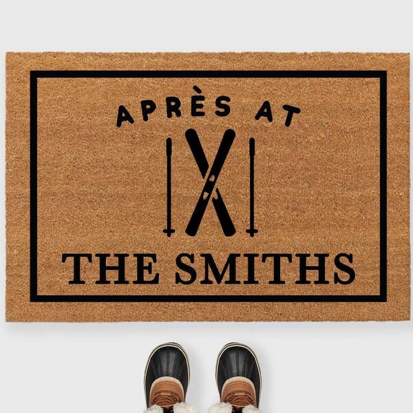 Apres Ski Doormat - Etsy