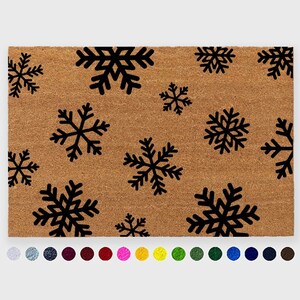 Snowflakes Doormat,snowflakes Door Mat,snowflake Pattern Doormat,snow ...