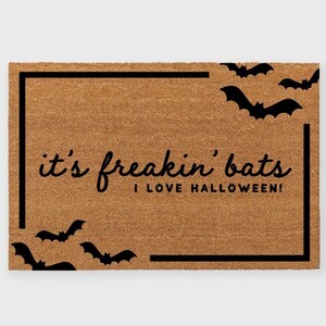 It's Freakin Bats Doormat,it’s Freaking Bats,bats Doormat,bats Door Mat ...
