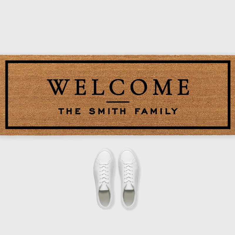 Custom Welcome Mat - Etsy