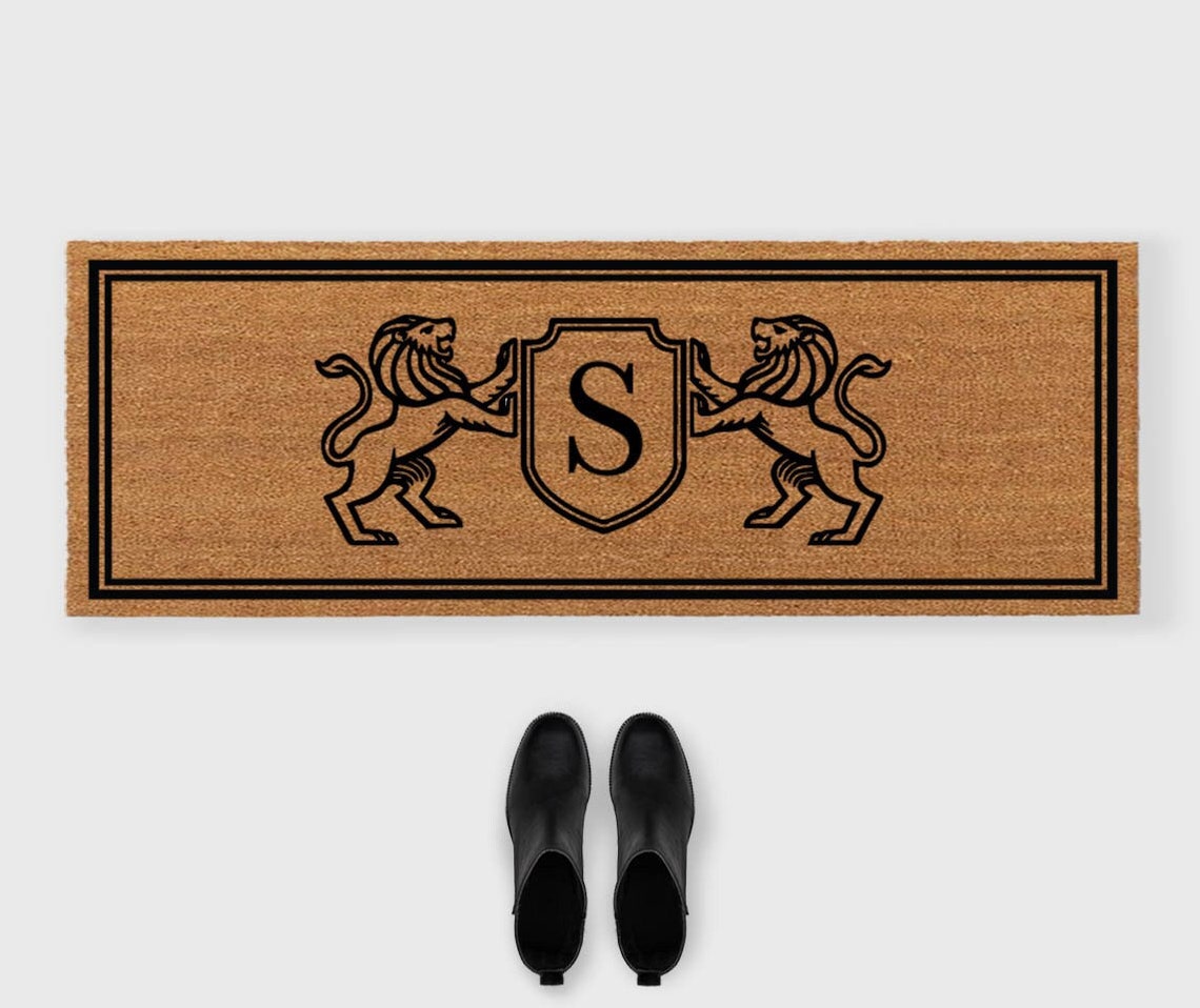 Lion Crest Doormat,luxury Doormat,regal Doormat,regal Crest Doormat ...