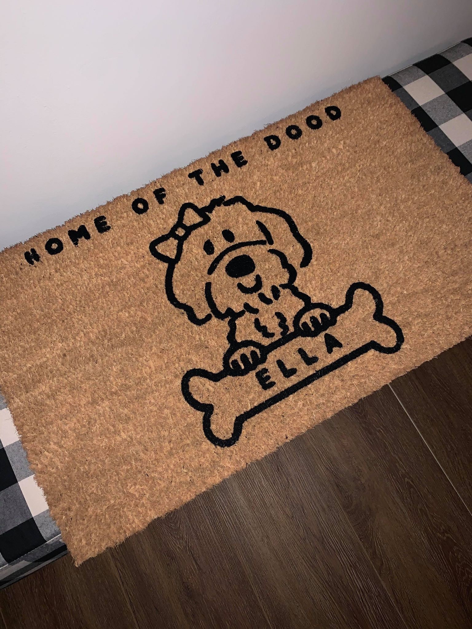 Custom Doodle Mat Doodle Doormat Goldendoodle Doormat - Etsy