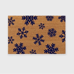 Snowflakes Doormat,snowflakes Door Mat,snowflake Pattern Doormat,snow ...