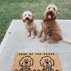 Custom Doodle Mat, Doodle Doormat, Goldendoodle Doormat, Labradoodle ...